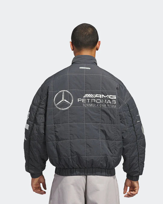 adidas para Bad Bunny x Mercedes-AMG F1 Racing Jacket Grey || Buy Now ...